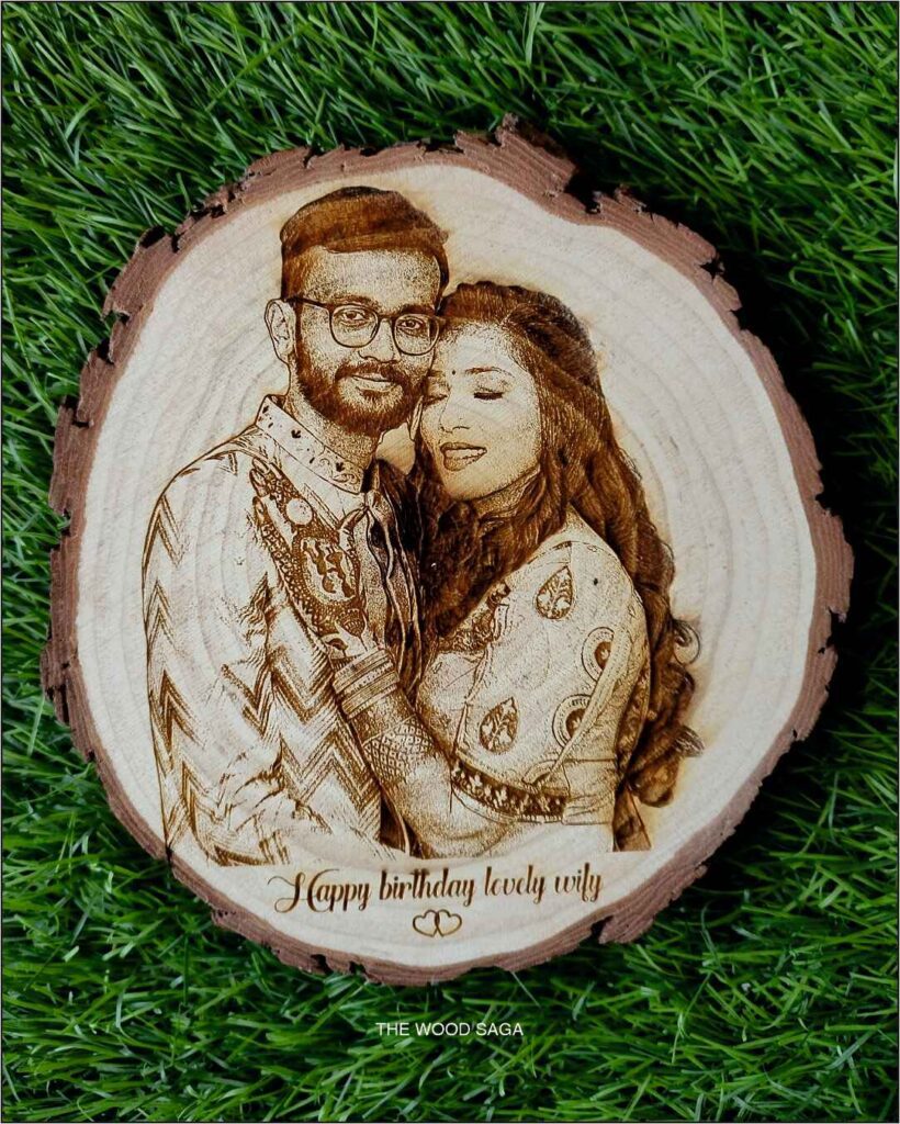 Natural Woodlog Frame – The Wood Saga