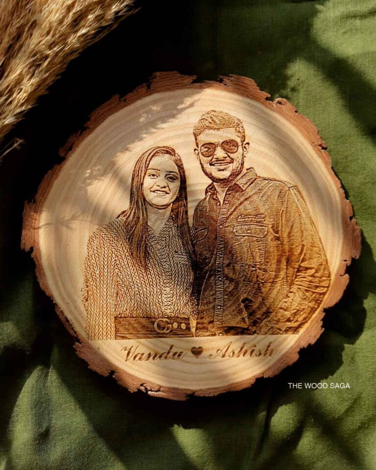 Natural Woodlog Frame – The Wood Saga