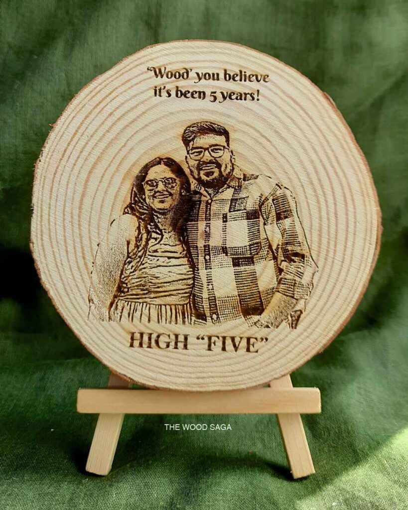 Natural Woodlog Frame – The Wood Saga