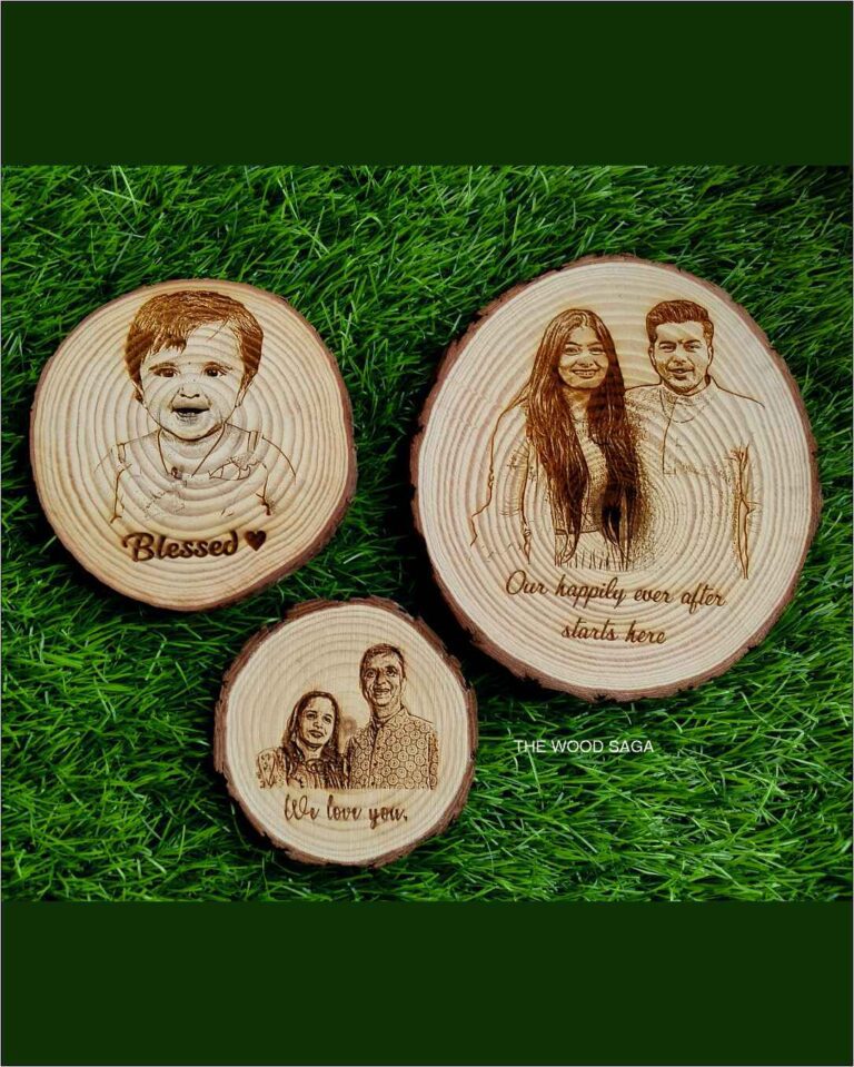 Natural Woodlog Frame – The Wood Saga